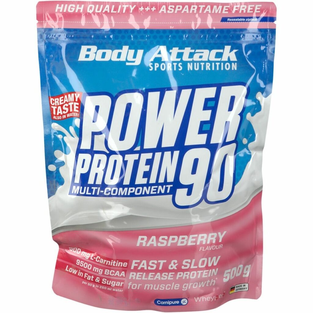 Body Attack Power Protein 90 Raspberry Cream online kaufen bei ...